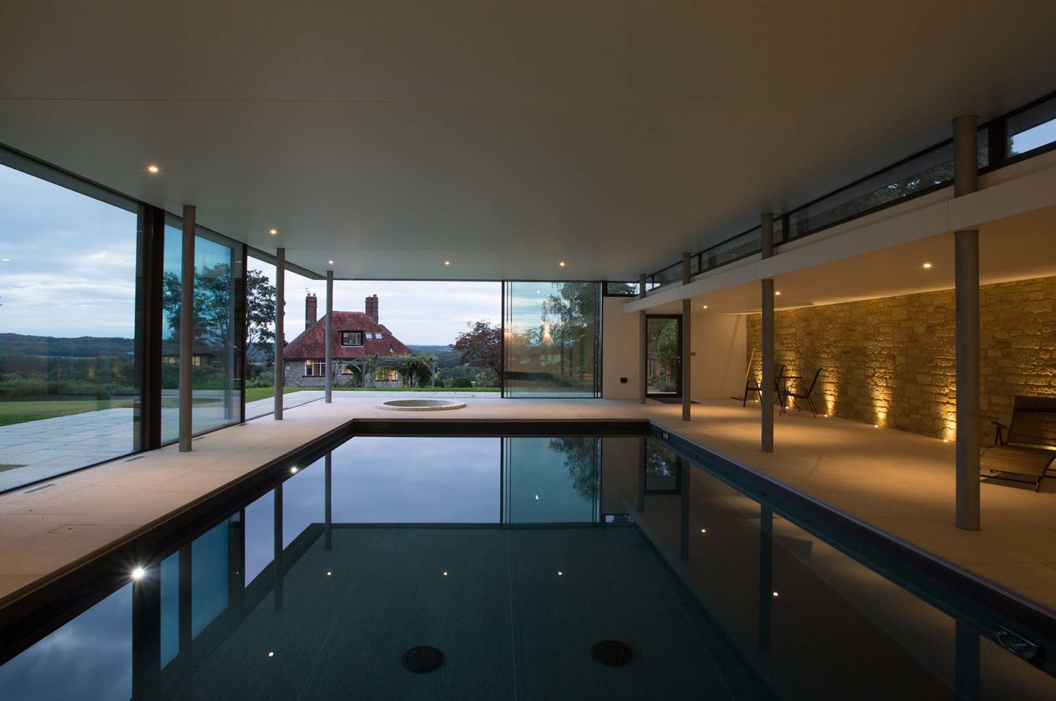 Pool House & Spa, West Sussex - James Wells Architects